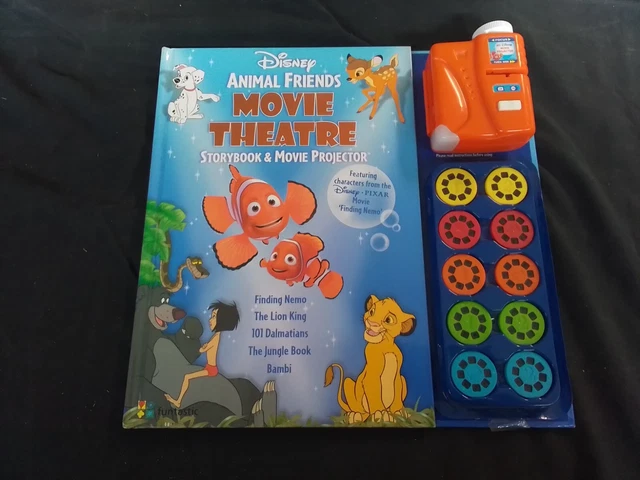 DISNEY PIXAR MOVIE Theatre childrens book with projector $8.00 ...