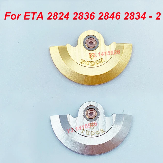 ROTOR OSCILLATING WEIGHT for NEW Vintage Tudor ETA 2824 2836 2846 2834 ...