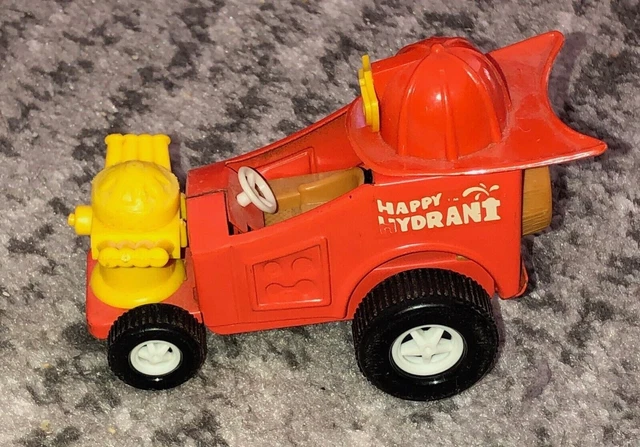 VINTAGE FIRE TRUCK Toy "Happy Hydrant" Zoomer-Boomer 1970s Original ...