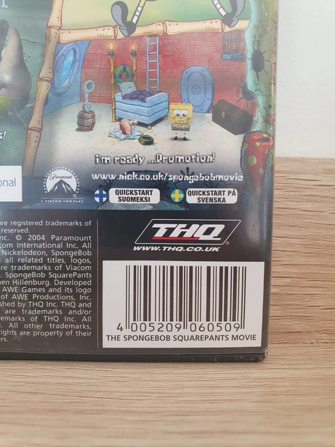 THE SPONGEBOB SQUAREPANTS Movie PC Game 2004 Nickelodeon CD-Rom - Free ...