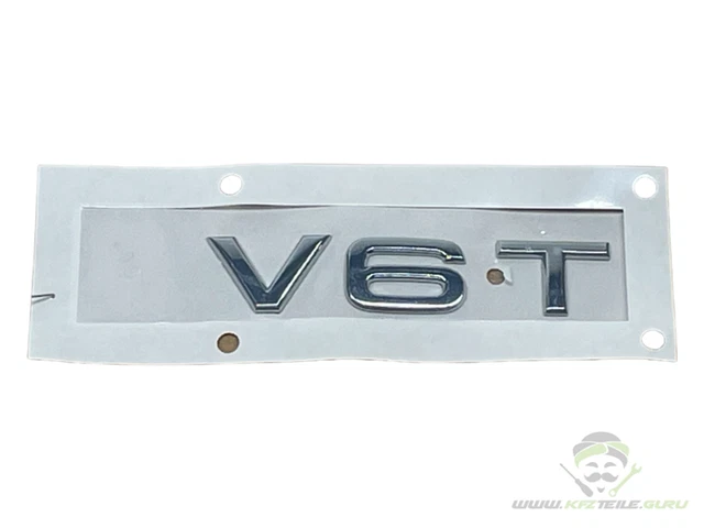 ORIGINAL SCHRIFTZUG V6T Kotflügel Emblem Logo chrom Audi A4 A6 Q5 ...