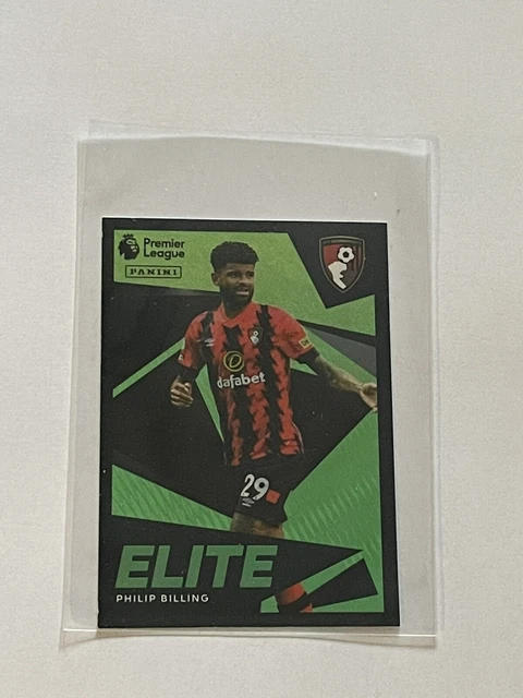 PANINI PREMIER LEAGUE 2023 Philip Billing Elite Green Parallel Sticker ...