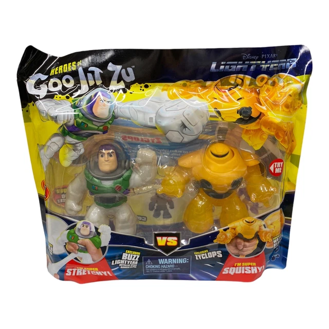 2022 HEROES OF Goo Jit Zu DISNEY PIXAR Buzz Lightyear & Cyclops EUR 5 ...