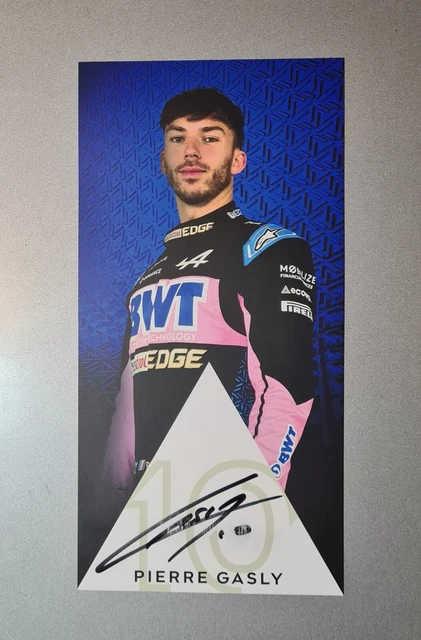 PIERRE GASLY SIGNED Driver Card - Alpine F1 2023 EUR 25,00 - PicClick DE