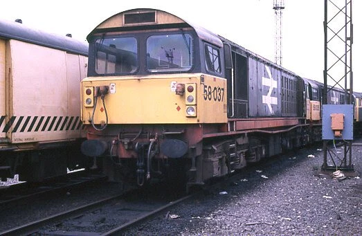 ORIGINAL COLOUR SLIDE of 58037 BR class 58 diesel loco £2.25 - PicClick UK