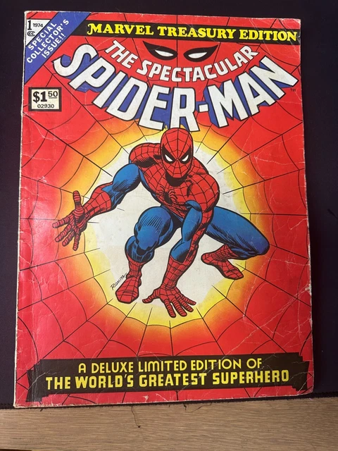 MARVEL TREASURY EDITION: Spider -Man, Special Collector’s Issue #1 ...