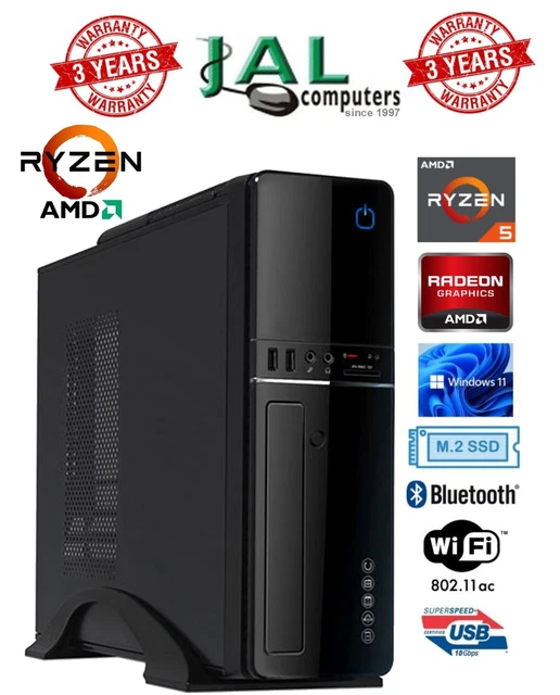 AMD RYZEN AM4 5 or 7 Configure your own PC DDR4 M.2 SSD Radeon DVDRW ...