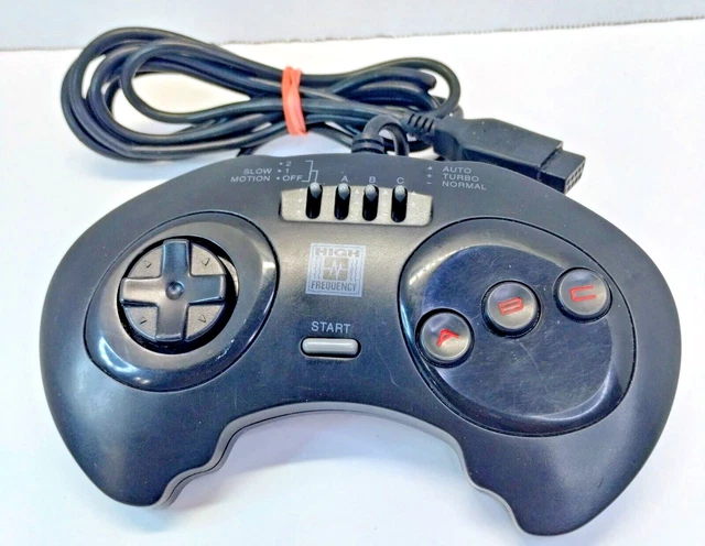 HIGH FREQUENCY 6 Button Slow Motion And Turbo Controller for Sega ...