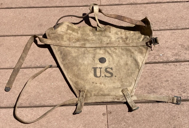 US ARMY WW1 M1910 Haversack Pack Tail Field Gear Equipment Unit Marcato ...