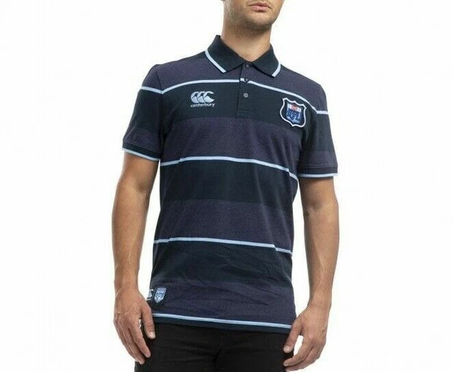 NSW BLUES CCC 2020 State of Origin Retro Stripe Polo Sizes S-4XL! EUR ...