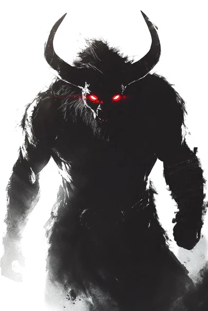 SHADOW JACKED MINOTAUR Red Eyes Vinyl Car Decal Sticker – Waterproof ...