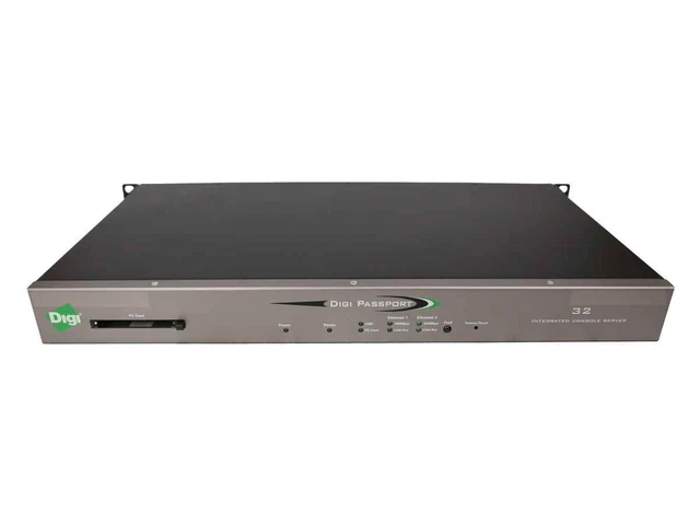 DIGI PASSPORT 32 Integrated Console Server 32Ports Managed Rack Ears ...