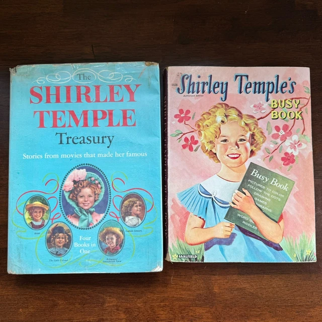 VINTAGE 1950S/60S SHIRLEY Temple Treasury Book & Busy Book Bundle £38. ...