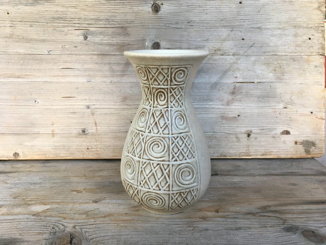 JASBA KERAMIK VASE / Retro Vintage WGP West-Germany Pottery / sign/size ...
