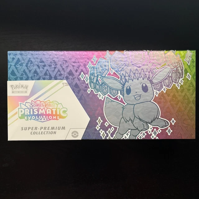 POKEMON PRISMATIC EVOLUTIONS Super Premium Collection Box with ...
