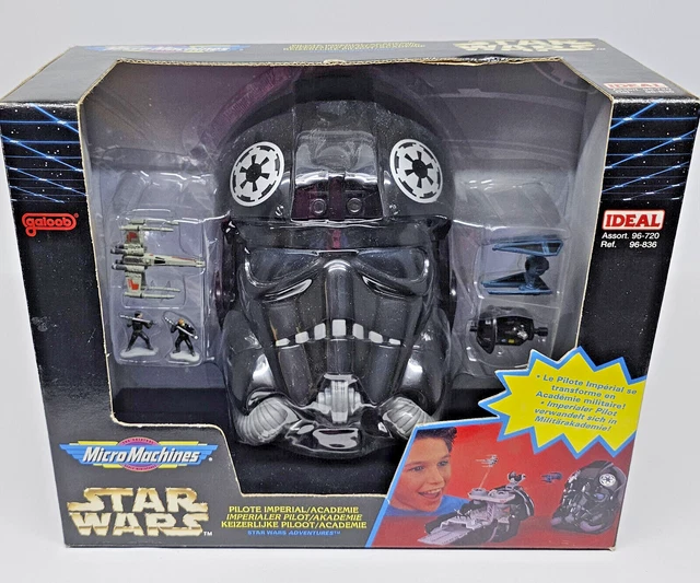 STAR WARS IMPERIALER PILOT Micro Machines Window Box Head Playset ...