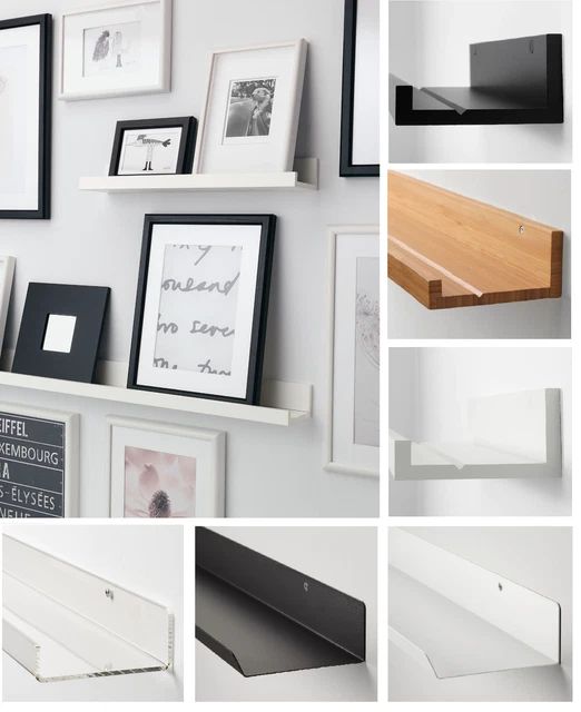 IKEA PHOTO PICTURE Shelf Ledge Wall Hanging - Various Sizes & Colours ...
