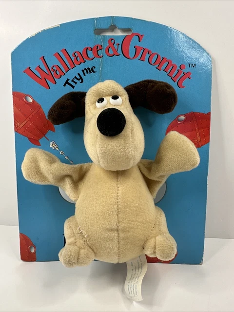 WALLACE AND GROMIT Finger Puppet Wallace On Backing Card Vintage £8.99 ...