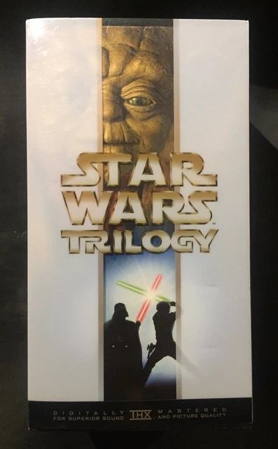 STAR WARS - Original Trilogy Vhs Video Cassette (New Hope/Empire/Jedi ...