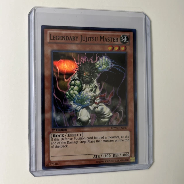 LEGENDARY JUJITSU MASTER BPW2-EN011 Super Rare 1st Edition Yu-Gi-Oh ...