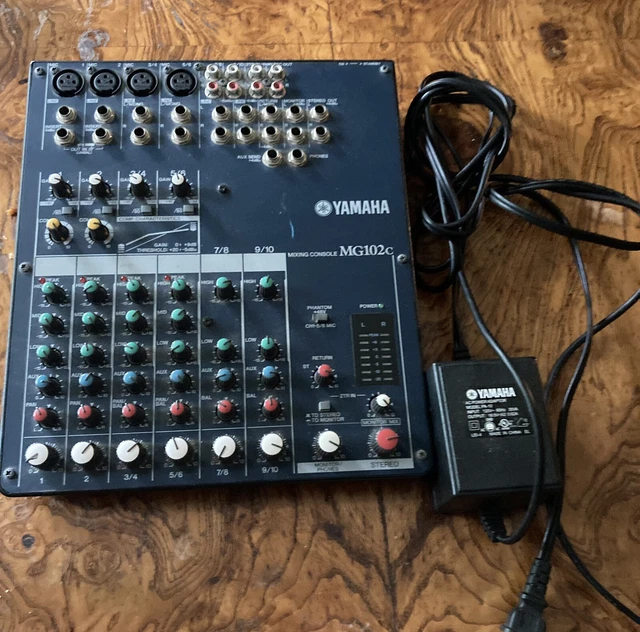 YAMAHA MG102C 10 Channel Analog Mixing Console With AC Adapter $89.00 ...