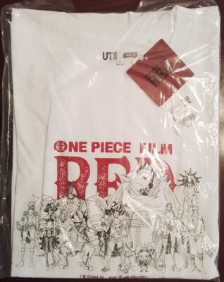 ONE PIECE FILM Red Movie UT Uniqlo Graphic T-shirt White Size L EUR 35 ...