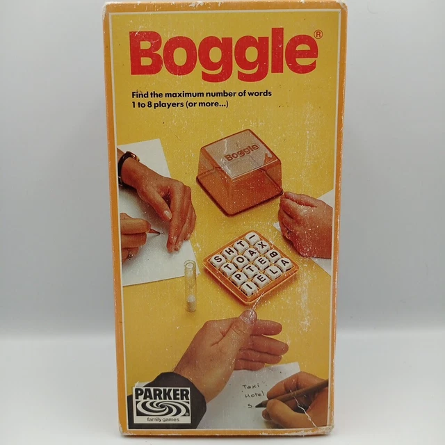VINTAGE BOGGLE 1985 Word Dice Game by Parker Brothers Complete w/ Instructions £5.99 - PicClick UK