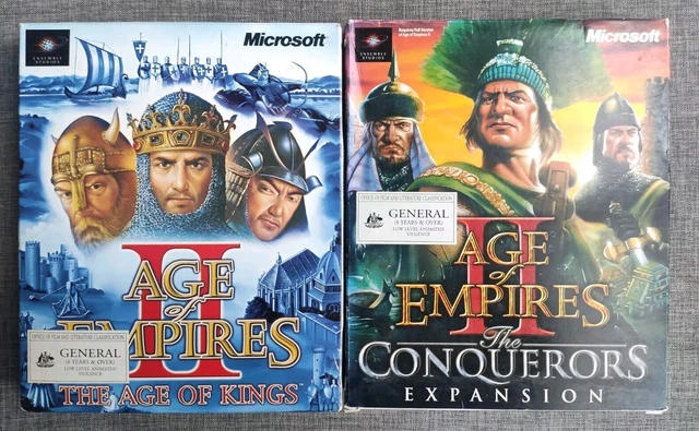 AGE OF EMPIRES II 2: The Conquerors + The Age of Kings - Big Box PC ...