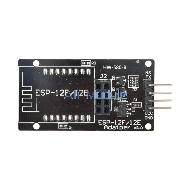 ESP8266 ESP-01 ESP-12F/12E Serial Wi-Fi Wireless Adapter Module 5V For ...