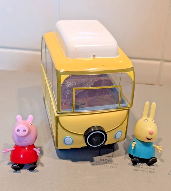 PEPPA PIG CAMPER Van with two figures £10.07 - PicClick UK
