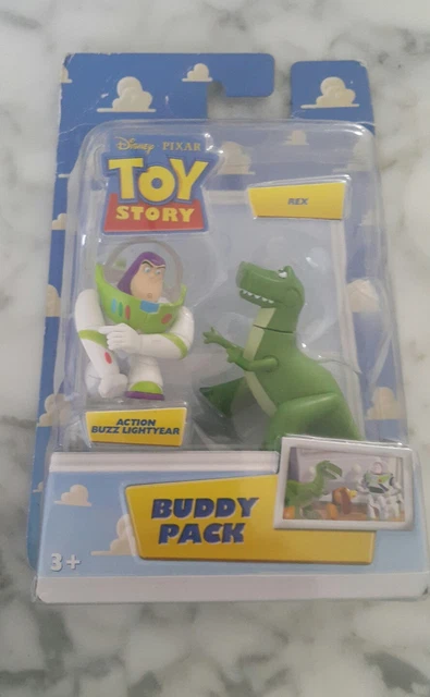 TOY STORY BUDDY Pack Action Buzz Lightyear & Rex Mini Figure 2-Pack ...