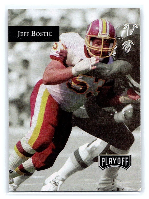1992 PLAYOFF FOOTBALL #31 Jeff Bostic Washington Redskins EUR 2,18 ...
