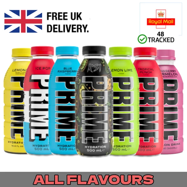 PRIME HYDRATION DRINK by Logan Paul & KSI All Flavours Free Delivery UK ...