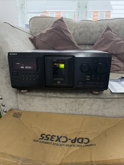 SONY CDP-CX355 300 CD Jukebox changer & remote Boxed £312.72 - PicClick UK