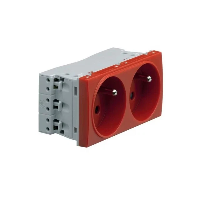 HAGER WS132 SOCKET 2P+T 16A Systo 2 Mod. Special Gutter £24.92 ...