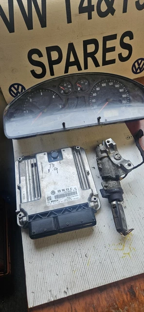 VOLKSWAGEN TRANSPORTER T5 1.9 TDI Complete ECU Kit 038906016AJ ...