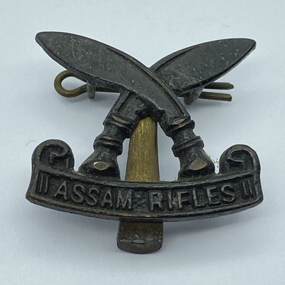ORIGINAL WW1 / WW2 Assam Rifles Cap Badge £9.99 - PicClick UK