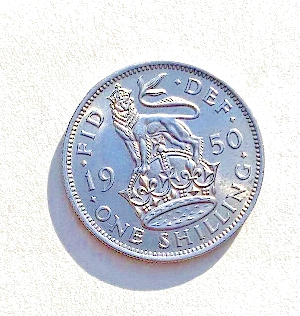 GEORGE V1 3rd COIAGE ONE SCOTTISH SHILLING 1950 UNC £10.00 - PicClick UK