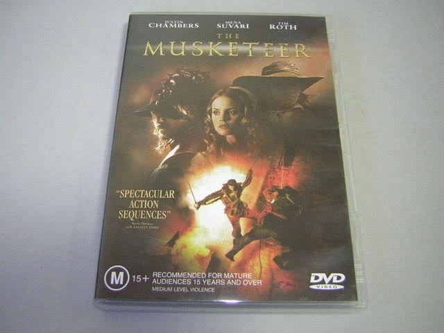 THE MUSKETEER - Justin Chambers/Mena Suvari R4 DVD * $6.95 - PicClick AU
