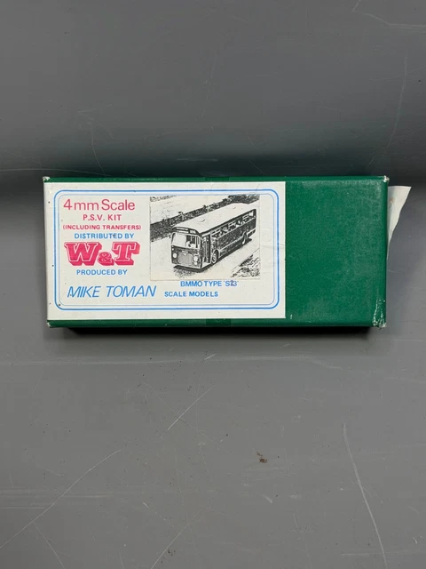 BMMO SOS TYPE 'S23' BUS COACH MIKE TOMAN WHITE METAL bus 1/76 bus 4MM ...