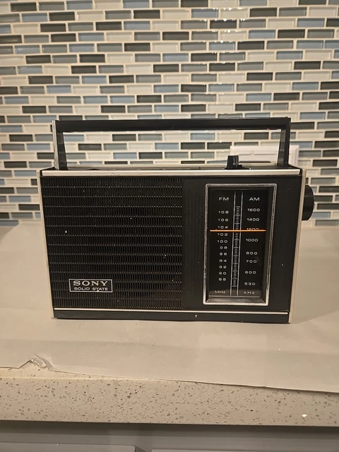 VINTAGE SONY SOLID State AM/FM Radio TFM-7100W - Tested; Fully ...