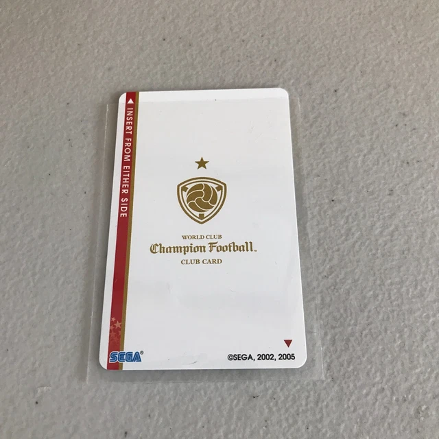 SEGA WORLD CLUB Champion football club card £10.71 - PicClick UK