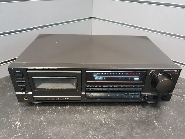 TECHNICS RS-BX707 3 Head Stereo Cassette Deck Good Condition FREE UK ...