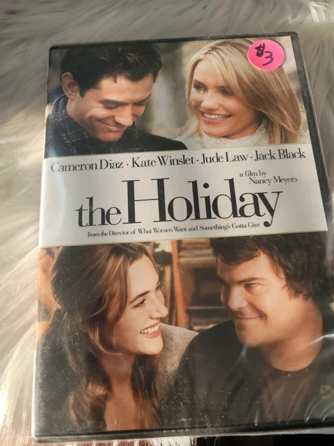 THE HOLIDAY (DVD) Cameron Diaz, Kate Winslet, Jude Law, Jack nero ...