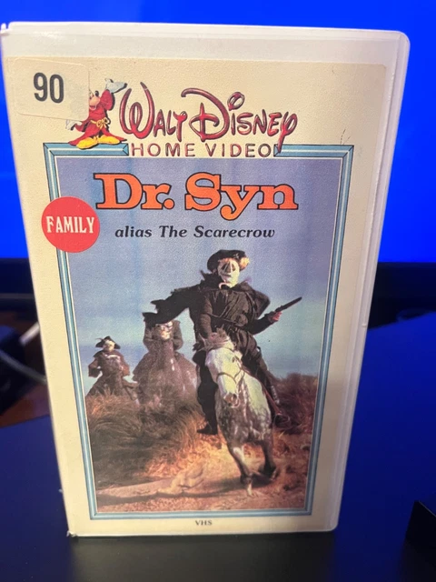 DR. SYN ALIAS The Scarecrow VHS Tape 1964 Walt Disney Home Video ...