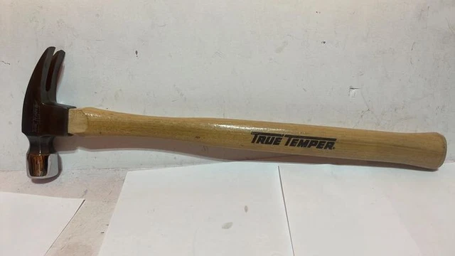 VINTAGE RESTORED TRUE Temper Claw Framing Hammer USA Tool 22 oz Weight ...
