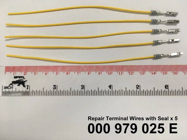 AUDI VW SKODA Seat Porsche 5 x Wiring Terminal Repair Wire 000979025E ...