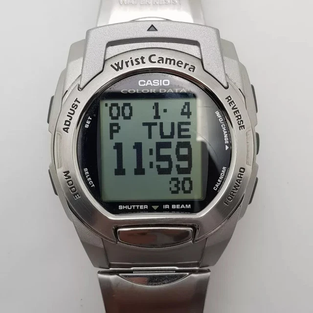 VINTAGE CASIO WQV-3 Quartz Watch Camera Shutter Ir Beam | NEW BATTERY ...