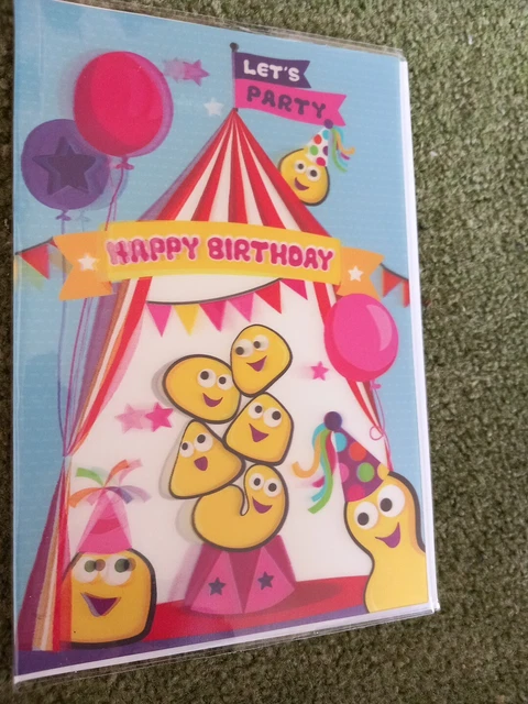 CBEEBIES 3D HOLOGRAPHIC Birthday Card , Freepost U.K £2.99 - PicClick UK