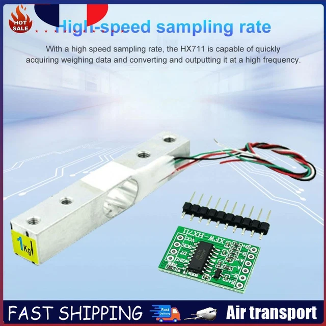 # HX711 WEIGHT Sensor Module 1KG Load Cell for Microcontroller (HX711 ...